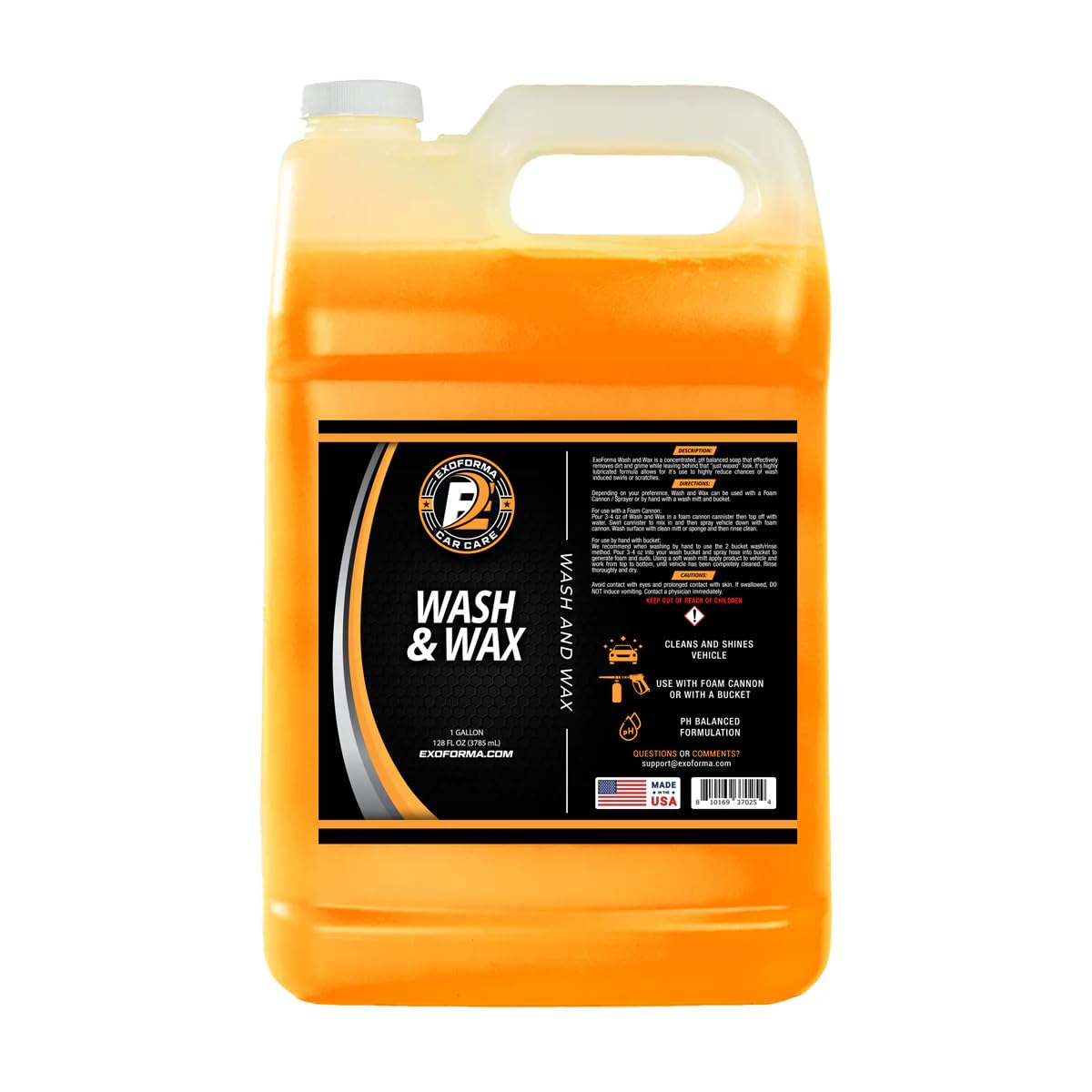 Snapklik.com : ExoForma Wash & Wax - Gallon