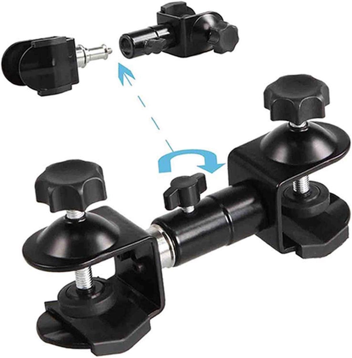 Amazon.com : Mekingstudio Heavy Duty Metal Clamp Holder Double U Clip ...