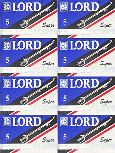 Amazon.com: 40 Lord Super Stainless Double Edge Razor Blades : Beauty ...