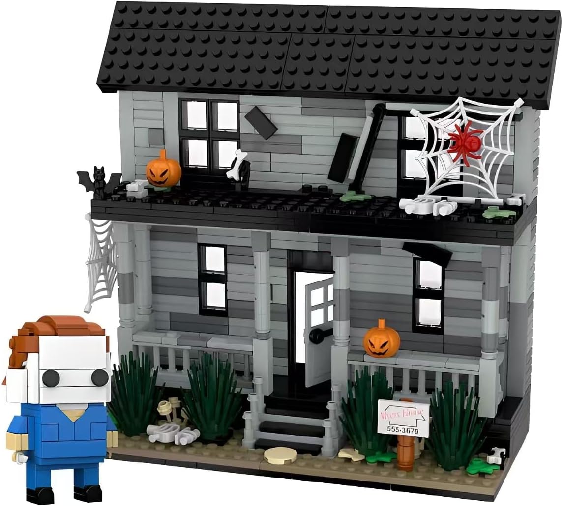 Amazon.com: RUVARA Horror Movie Figure & House Building Blocks Kits ...