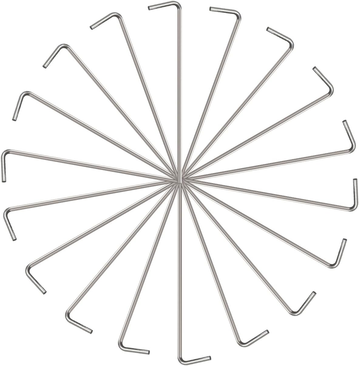 Amazon.com : 17 Pack Tent Stakes, Stakes for Outdoor Decorations, Tent ...