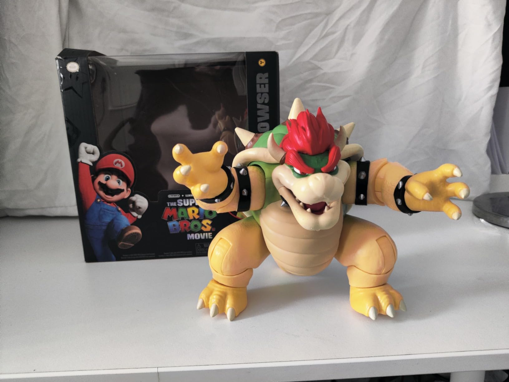 THE SUPER MARIO BROS. MOVIE 7-Inch / 18cm Feature Bowser Action Figure ...