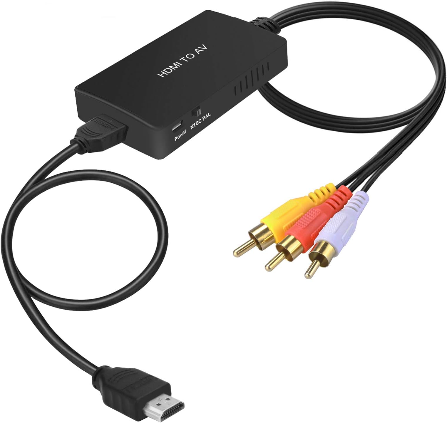 Amazon.com: HDMI to RCA Converter, HDMI to AV Composite Video Audio ...