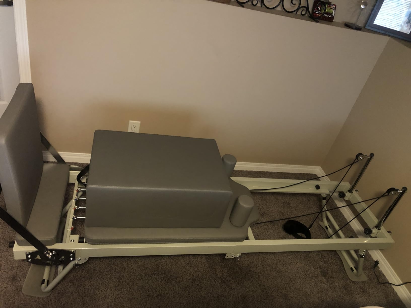 Hebomorym Foldable Pilates Reformer, Pilates Reformer Machine for Home ...