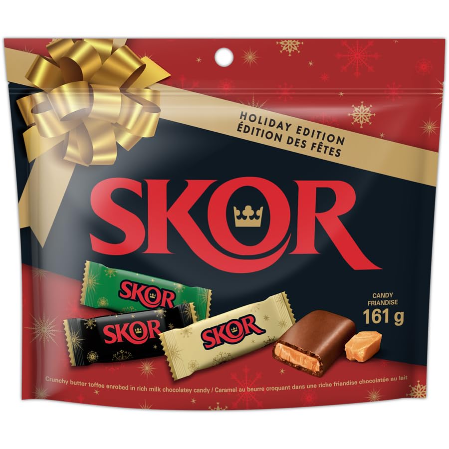 SKOR Holiday Edition Butter Toffee Chocolate Candy - Christmas Candy ...