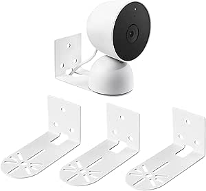 Amazon.com : 3 Pack Adhesive Metal Nest Camera Mount fits for Google Indoor Nest Security Cam ...