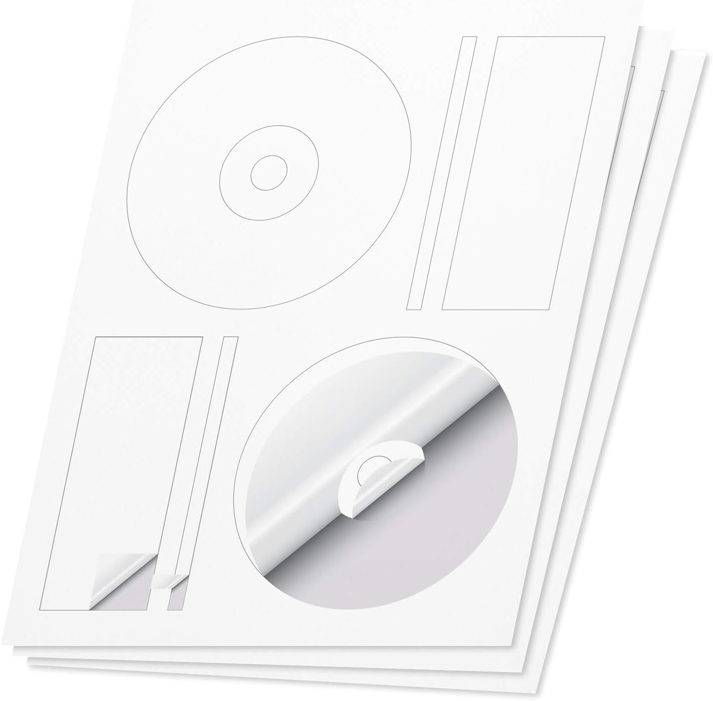 Amazon.com : OfficeSmartLabels Compatible with MEMOREX Large Core ...