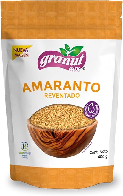 Amaranto Reventado 400g : Amazon.com.mx: Alimentos y Bebidas