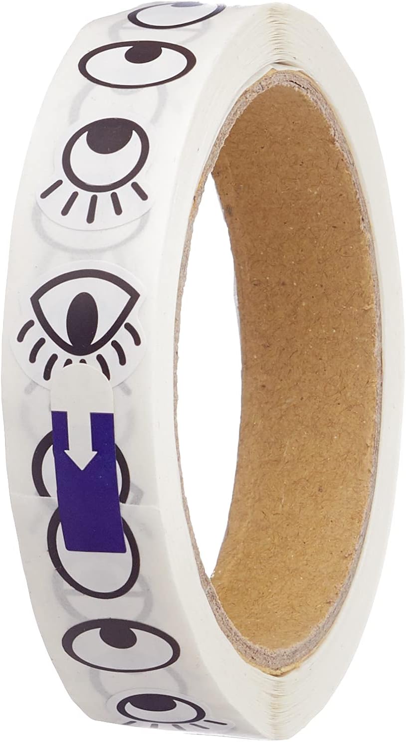 Amazon.com: 2000 Pieces Eye Stickers Labels. Eyes Self Adhesive ...