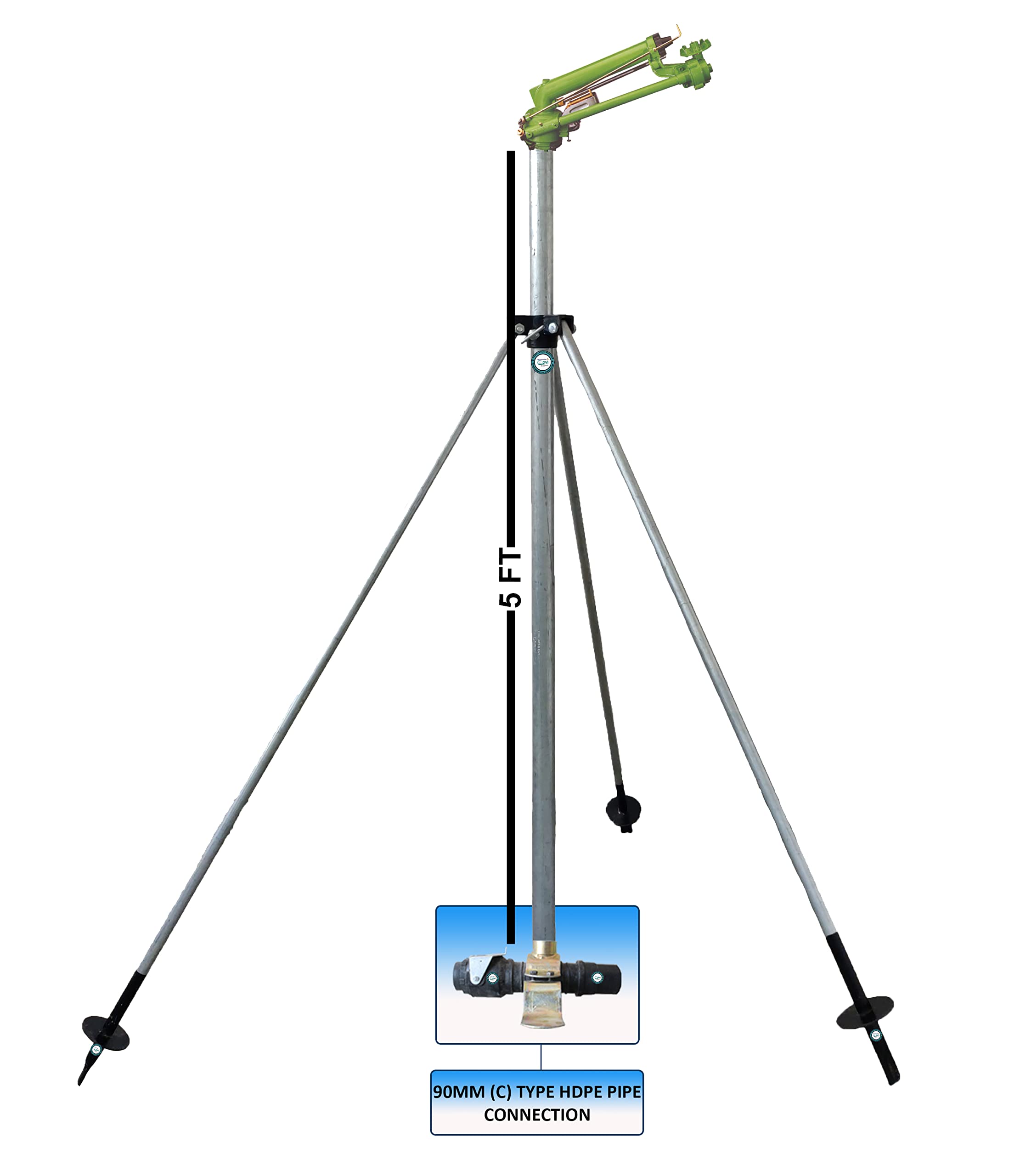 DVI AUTOMAT 1.50" INCH RAINGUN Complete Set with HT43G Skipper RAIN Gun ...