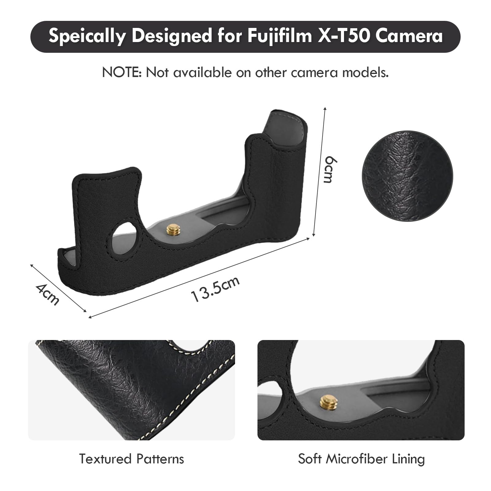 VOVMOEYA Camera Case for FUJIFILM X-T50 Mirrorless Digital Camera,Fuji ...