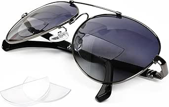 Amazon.com: MZWOTO Stick on Bifocal Lenses, Magnified Readers Convert ...