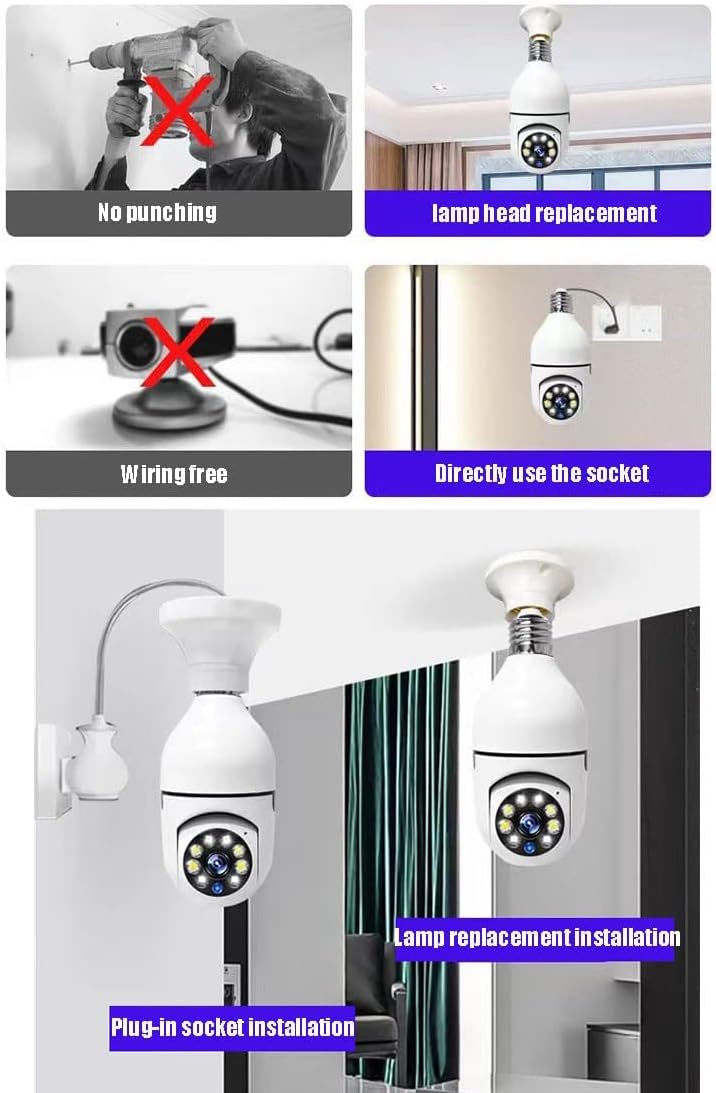 LSNTUU Optigard – Foco de cámara de seguridad, bombilla optiguard ...