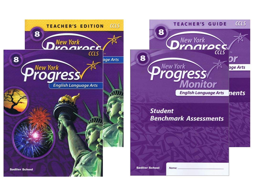 (FM2787) New York Progress ELA + Assessment with Teacher's Guide Full ...