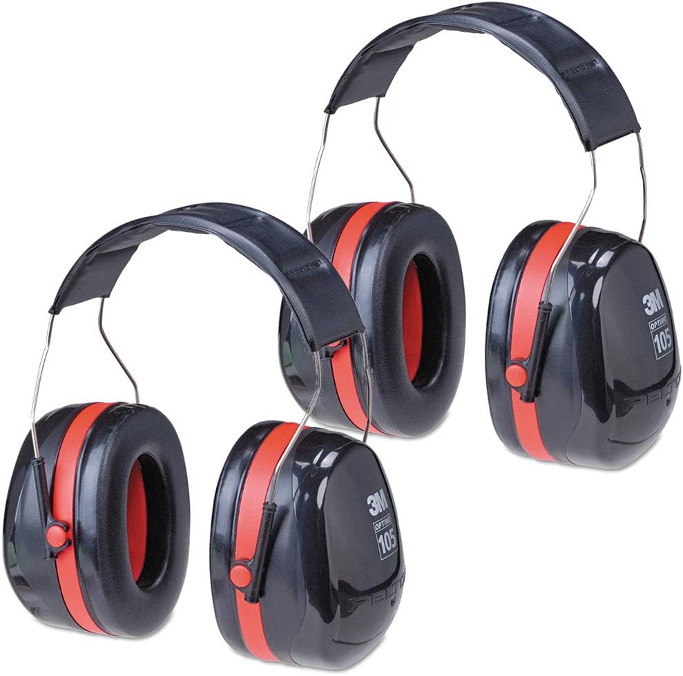 3M H10A Peltor Optime 105 Over the Head Earmuff, Ear Protectors ...