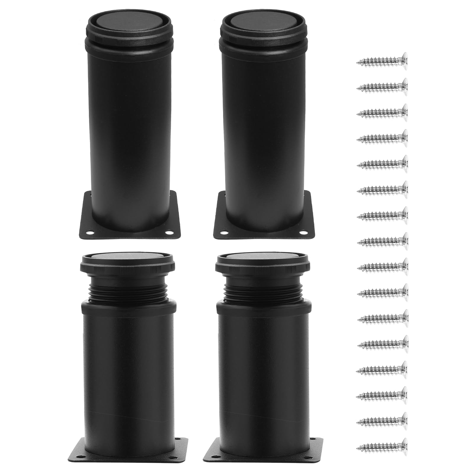 Amazon.com: Jersvimc 5 Inch Adjustable Furniture Legs Set of 4 ...