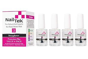 Amazon.com : Nail Tek Protection Plus 3, Nail Strengthener for Hard and ...