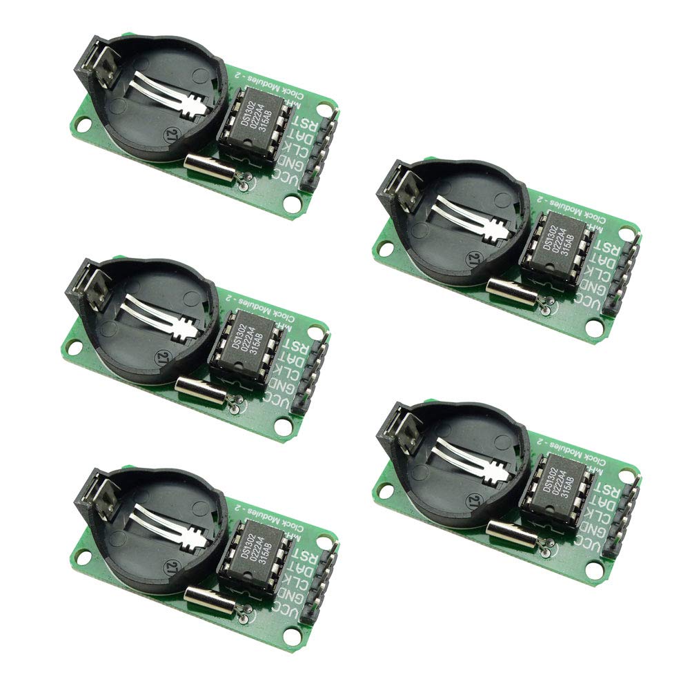 KKHMF 2個 DS1307 RTC クロックモジュール小型RTC I2C 24C32メモリArduino用 「国内配送」