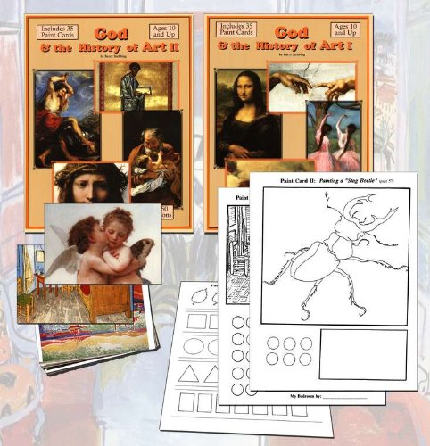 God & The History of Art Volumes I & II Set (includes 35 Paint Cards ...