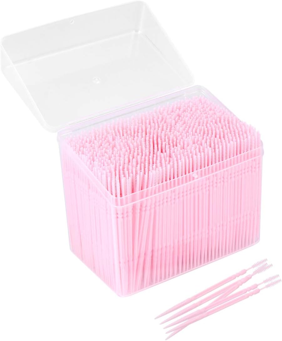 Amazon.com : 1000pcs Disposable Interdental Portable Plastic Toothpicks ...