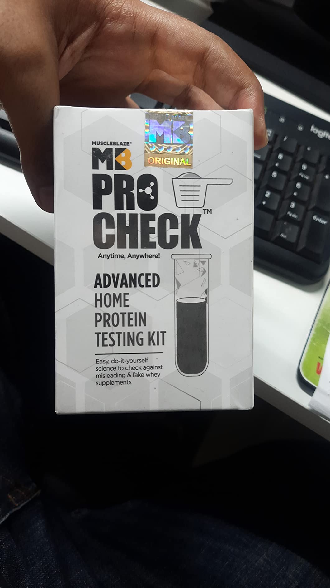 MuscleBlaze ProCheck, Advanced Home Protein Testing Kit, 2 Piece(s ...
