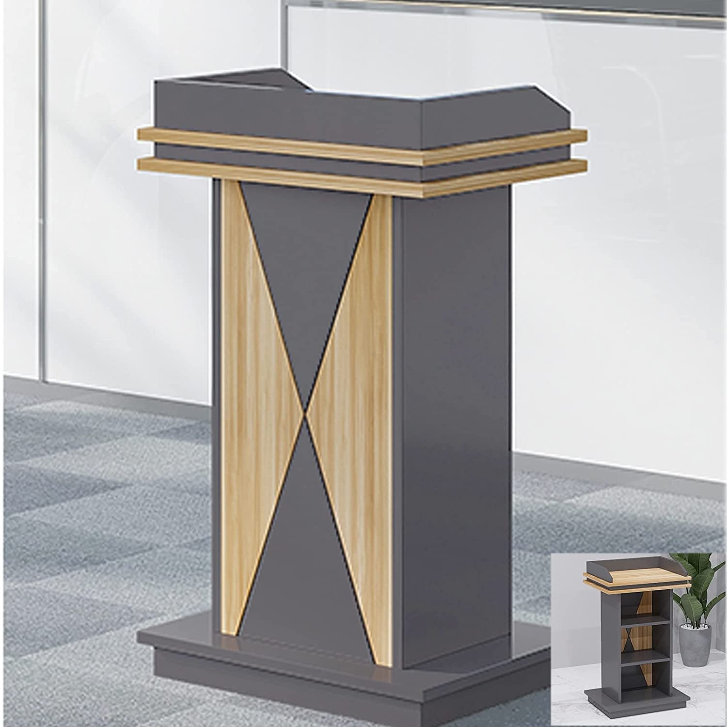 Buy Floor Standing Podium, Wooden Speaking Lectern, Pulpits For ...