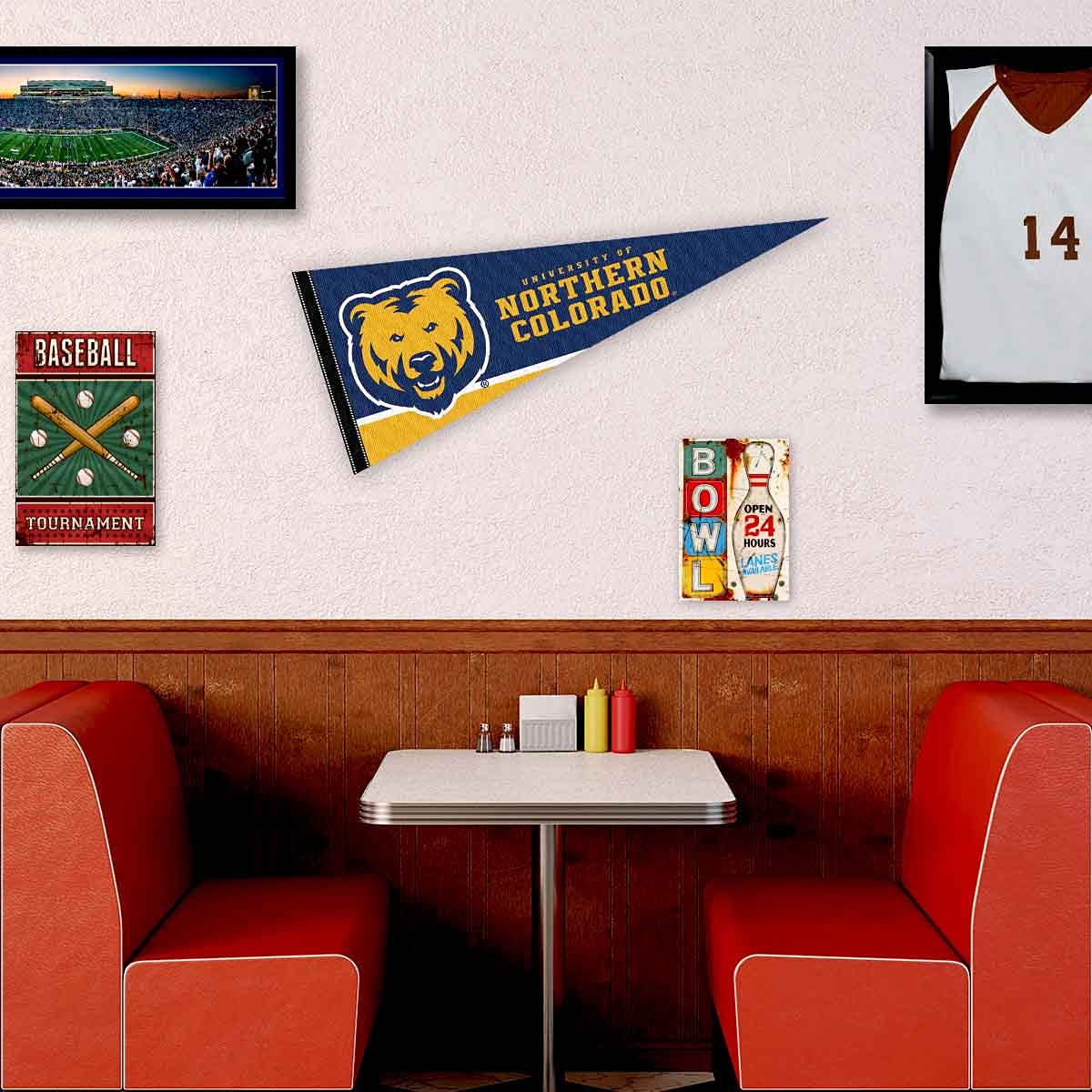 Northeastern University Flag Northern Colorado Bears - Wordmark Logo ...
