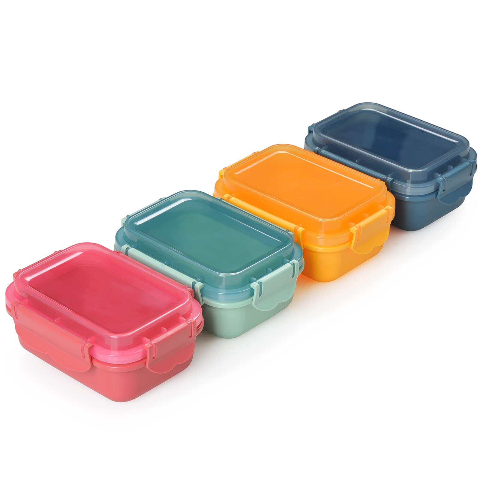 EONJOE 4-pack small lunch containers with lid food storage container ...
