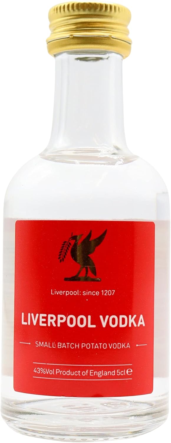Liverpool Spirits - Small Batch Miniature Vodka 5cl 43% ABV : Amazon.co ...