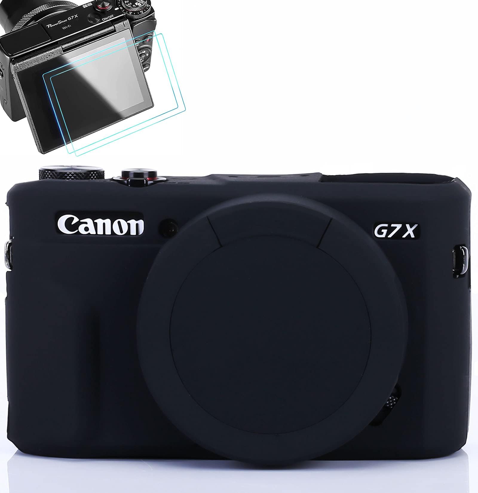 Amazon.com : Pocoukate Camera Body Case for Canon G7X /G7X Mark II ...