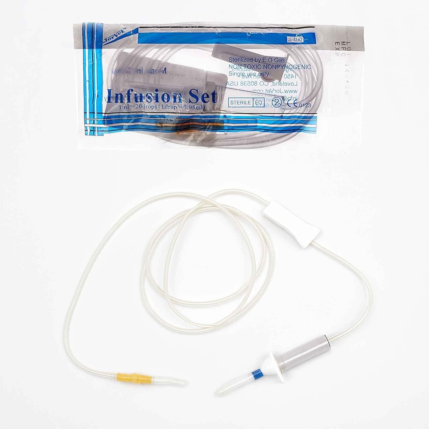 JorVet Universal IV Set | Veterinary-Grade Infusion Set with 72" Soft ...