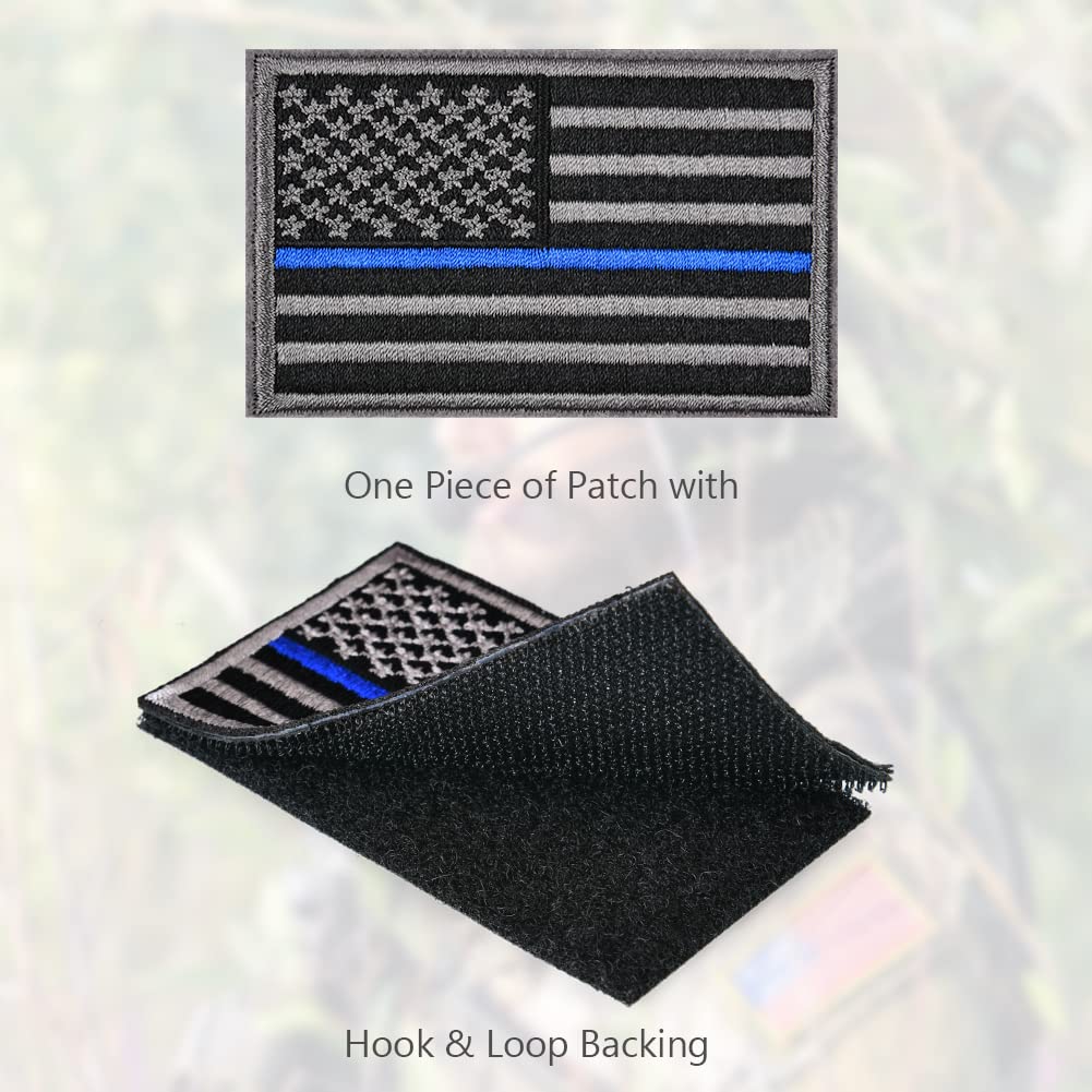 Snapklik.com : 2PCS American Flag Patches, Tactical Patches Of USA US ...