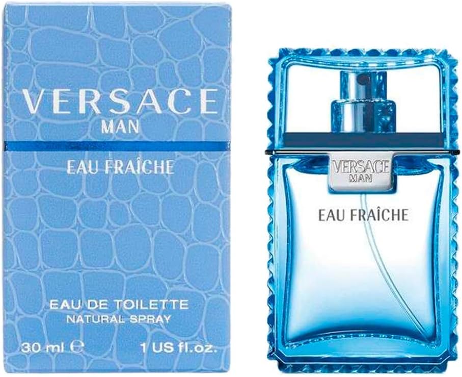 Amazon.com : Versace Man Eau Fraiche by Versace for Men 2 Piece Set ...