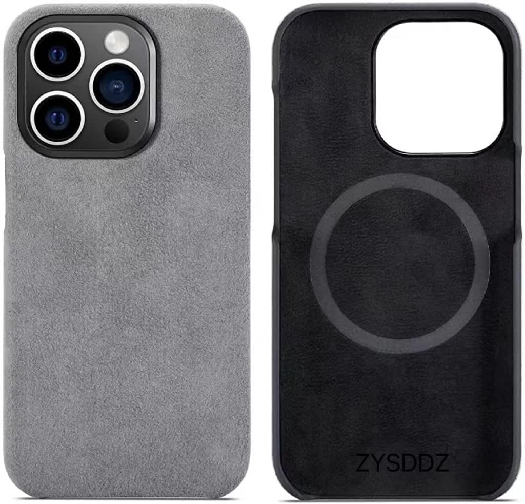 Amazon.com: ZYSDDZ Alcantara Apple iPhone 14 Series Phone Case ...
