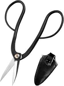 Amazon.com: KAKURI Ashinaga Bonsai Scissors Made in Japan 8", Japanese Carbon Steel Blade, Long ...