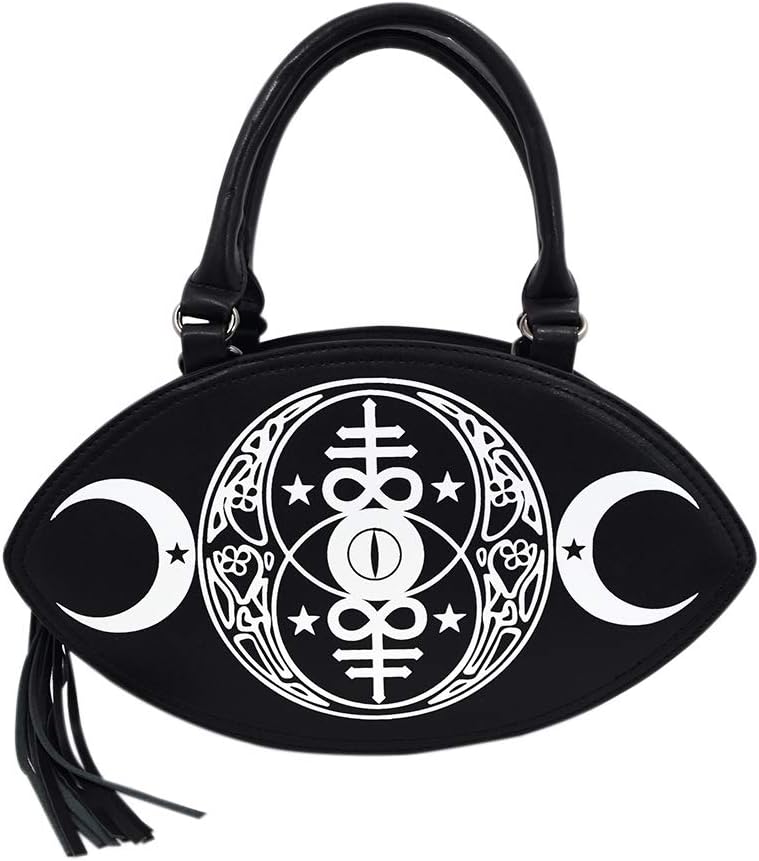 Amazon.com: New Moon Bag Gothic Occult Moon Magick & Leviathan cross ...