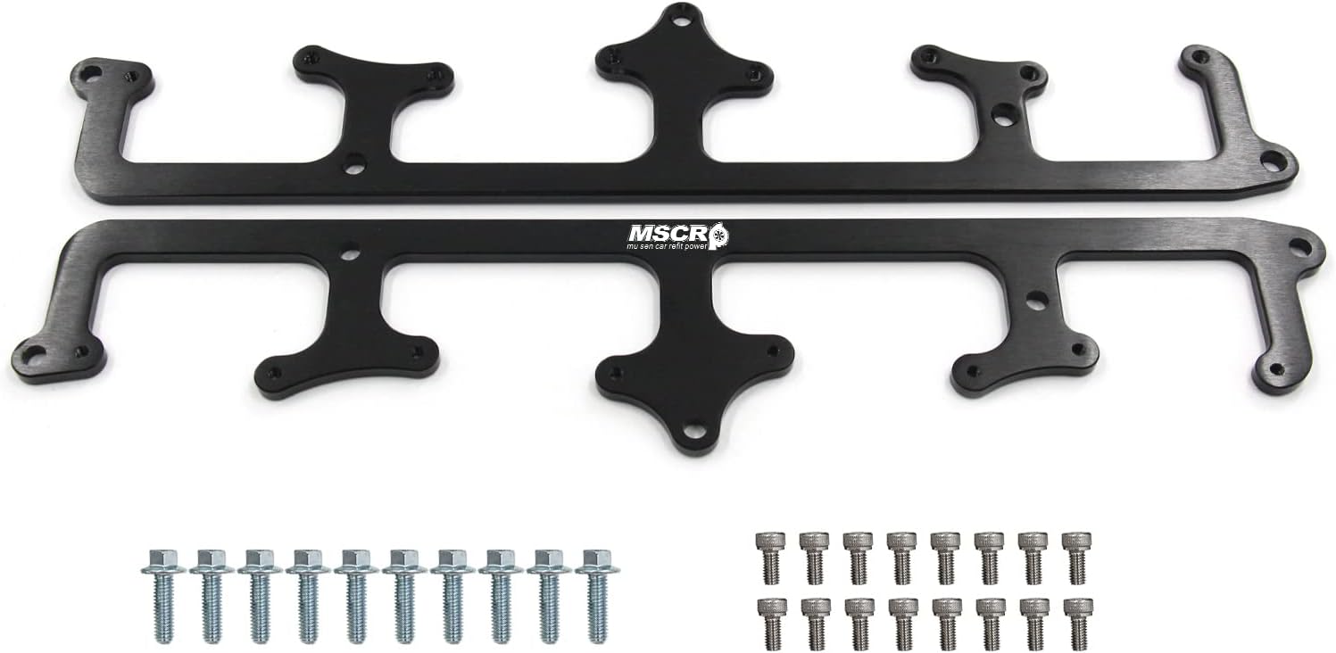 Amazon.com: ICT Billet LS Billet Coil Brackets Holley EFI Smart Coil ...