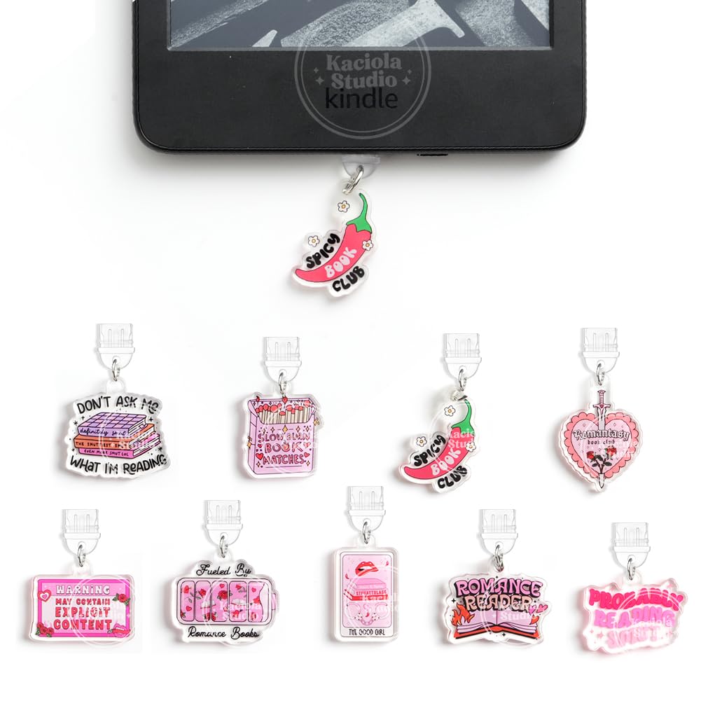 Cute Type C Dust Covers 6-Piece Cute Bow Dust Plugs For Kindle & Type-C ...