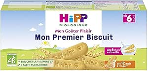 Hipp Mon Premier Biscuit 6M, 180g : Amazon.fr: Epicerie