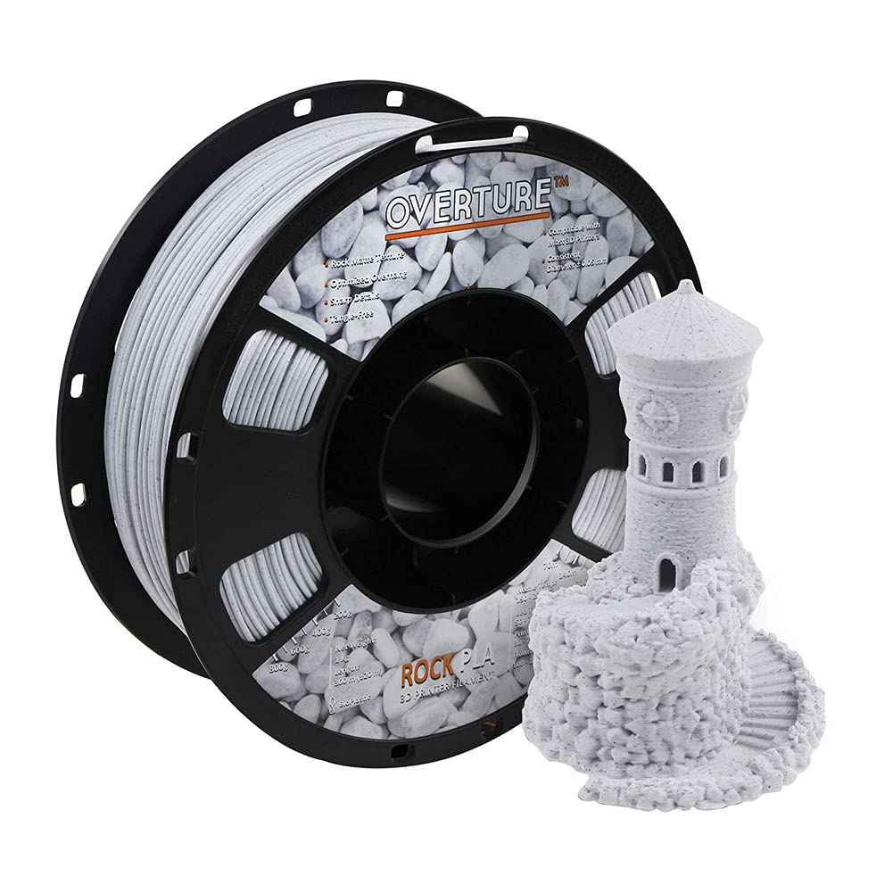 Buy OVERTURE PLA Rock Filament 1.75mm,Rock PLA Filament 1.75mm,3D ...