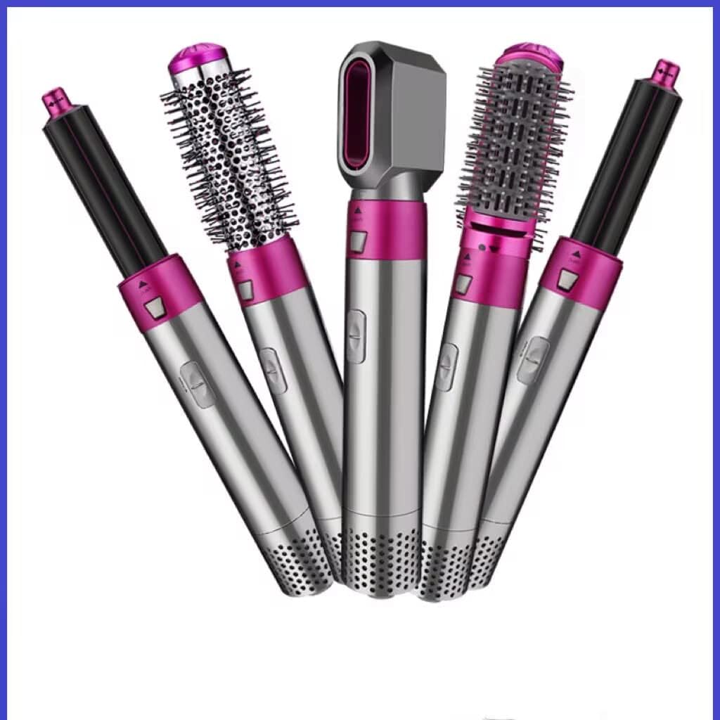 Amazon.com : Five-in-one hot air Comb Automatic Curling Iron Curling ...