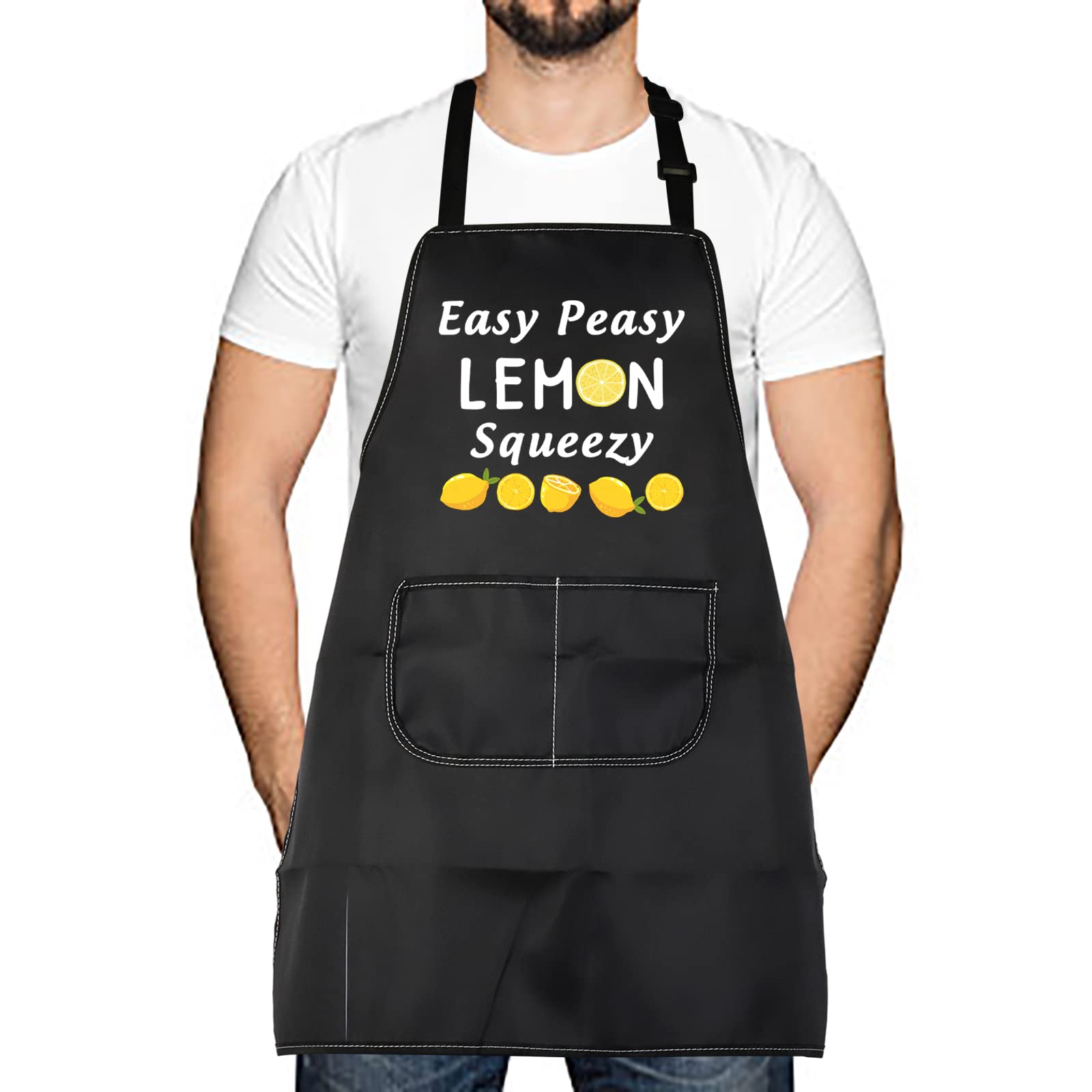 Easy Peasy Lemon Squeezy Kitchen Apron Hostess Gift Lemon Tea Apron For ...
