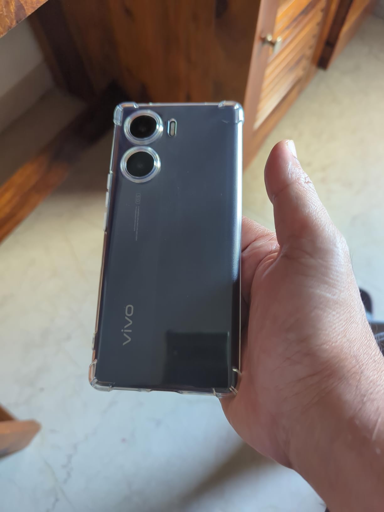 TheGiftKart Shockproof Back Cover Case for Vivo V29e 5G | Raised Bumps ...