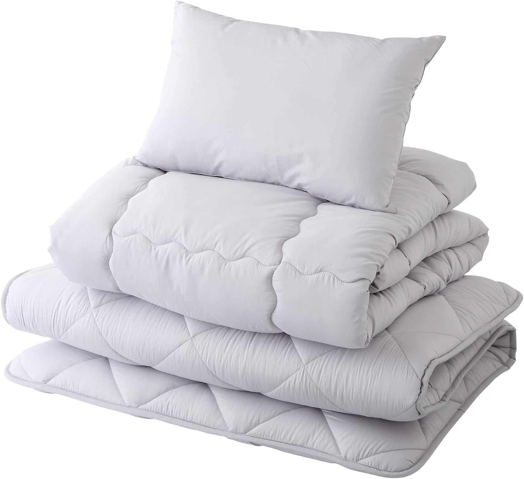 Amazon｜nishikawa 【 西川 】 布団セット シングル 3点セット (掛け布団 敷布団 枕) すぐに使える 抗菌 軽量掛け布団 圧縮梱包でコンパクトにお届け 新生活 一人暮らし ...