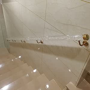 Amazon.com: Clear Acrylic Stair Railing Handrail Indoor Outdoor, 6ft ...