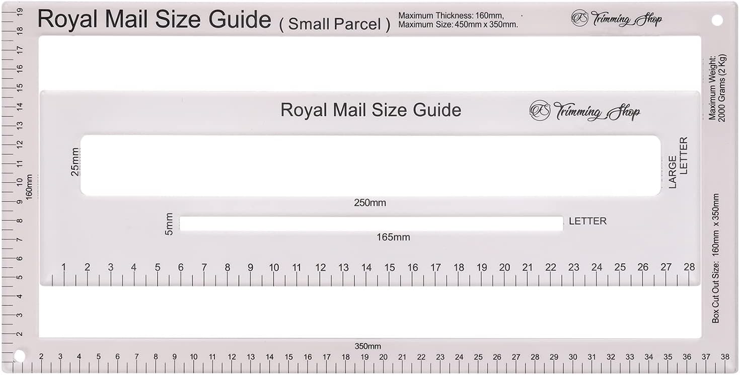 Amazon.com : Trimming Shop Shipping Mail PiP Template Postal Large ...