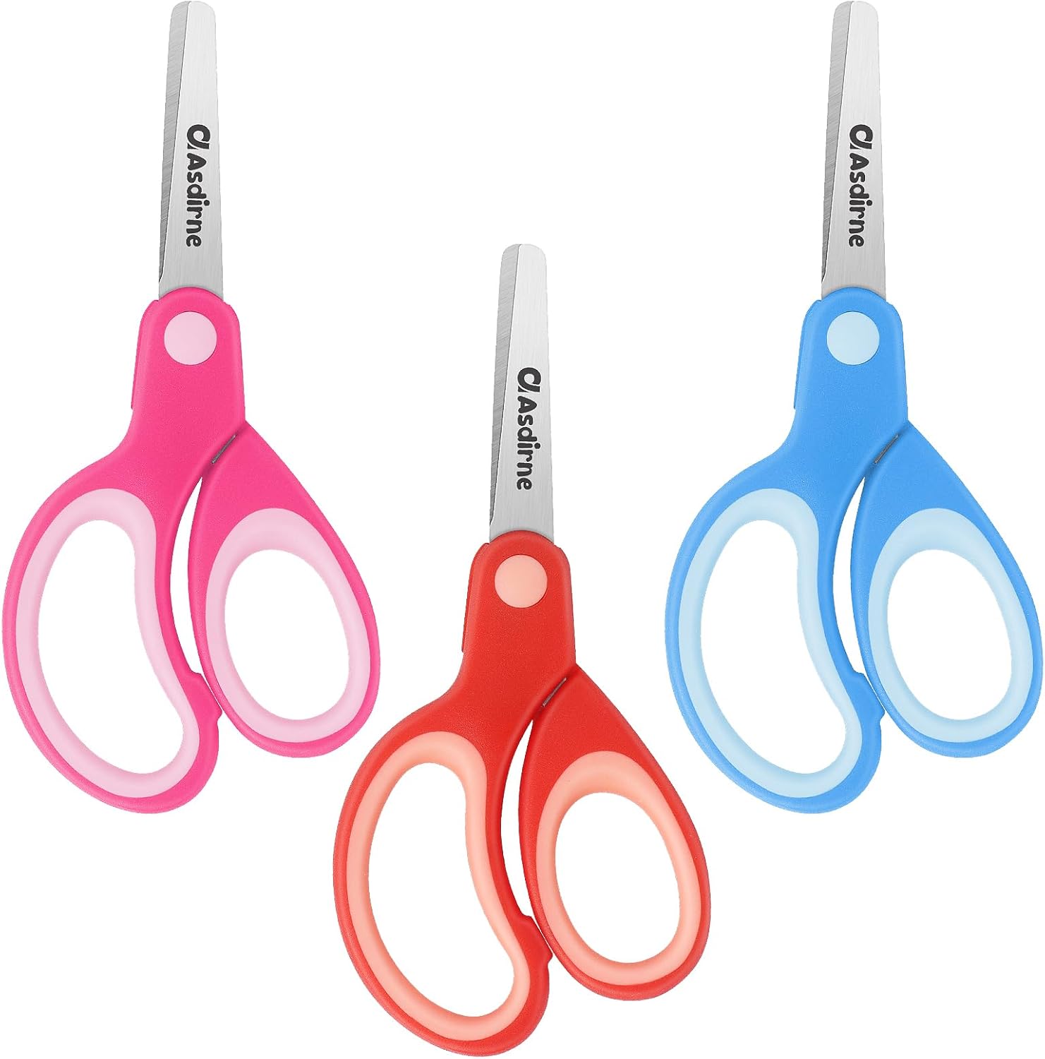 Amazon.com: Asdirne Left Kids Scissors, Safety Children Scissors, Craft ...
