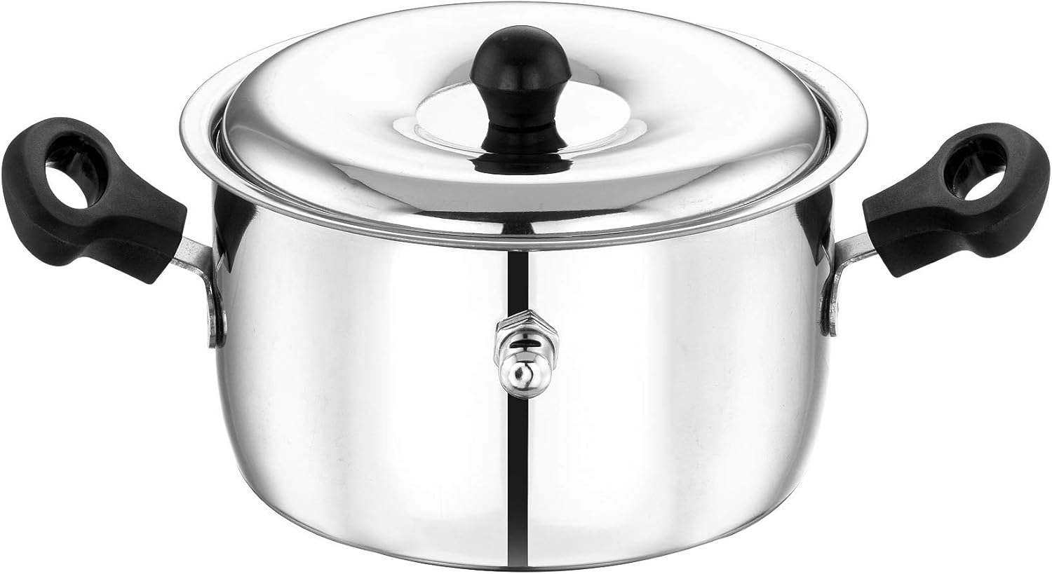 Sowbaghya Induction Base Stainless Steel Milk Cooker 1 LTR: Buy Online ...