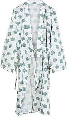 Amazon.com: thefancypumpkin Japanese Style Robes Kimono Pajamas Suit Dressing Gown Set for Women ...