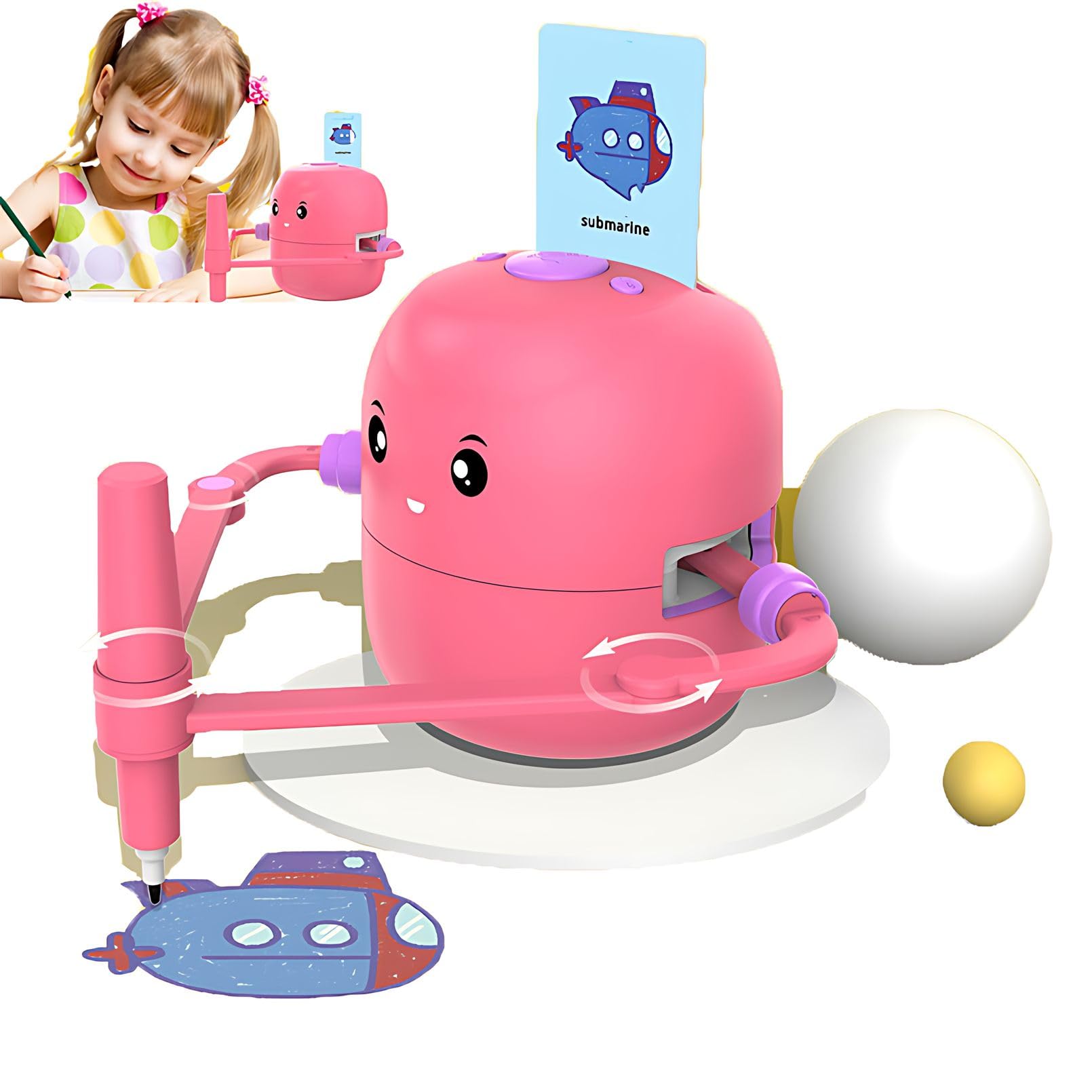Buy Interactive Educational Drawing Robot for Kids, Interactive ...